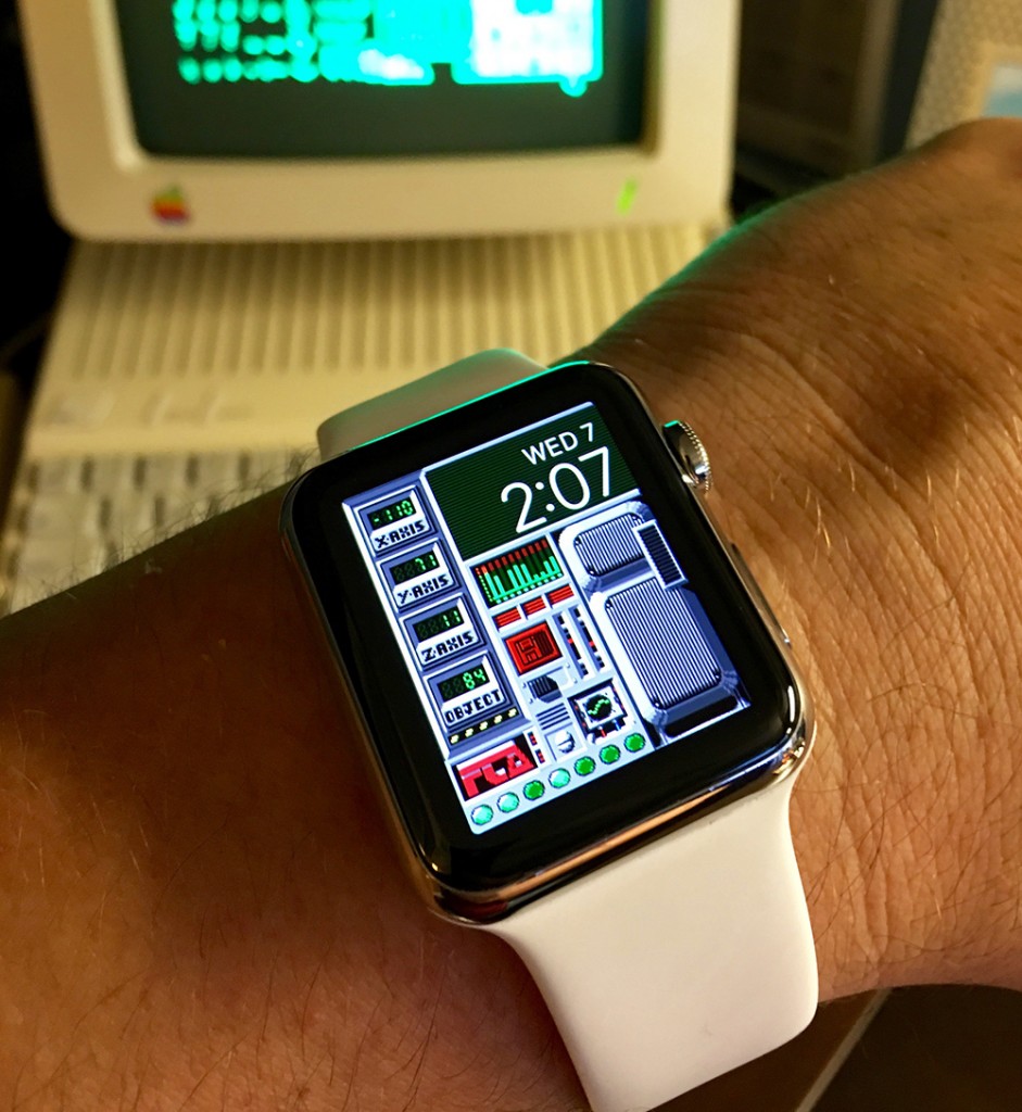 An Apple IIgs / FTA Apple Watch Face - Byte Cellar