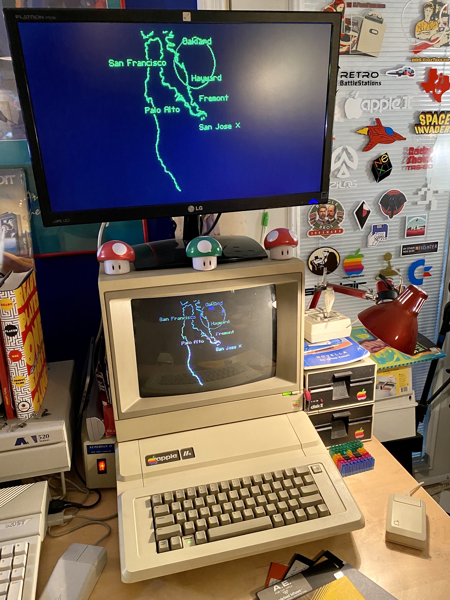 Apple //c Scene From '80s Bond Film "A View to a Kill" Perfectly Re ...